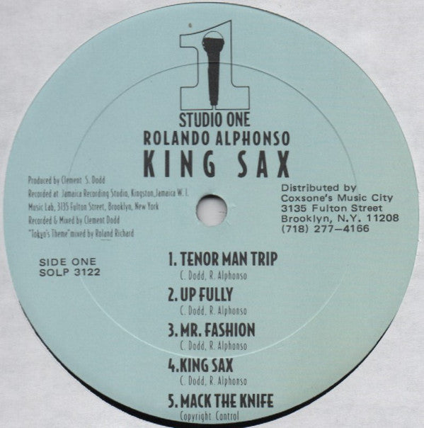 Roland Alphonso | King Sax – Tunnel Records